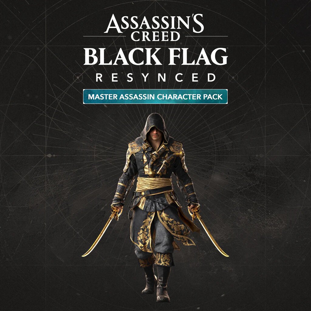 Дополнение Assassin's Creed Black Flag Resynced - Master Assassin Character Pack, цифровое издание PlayStation 5, регион Турция / код пополнения баланса