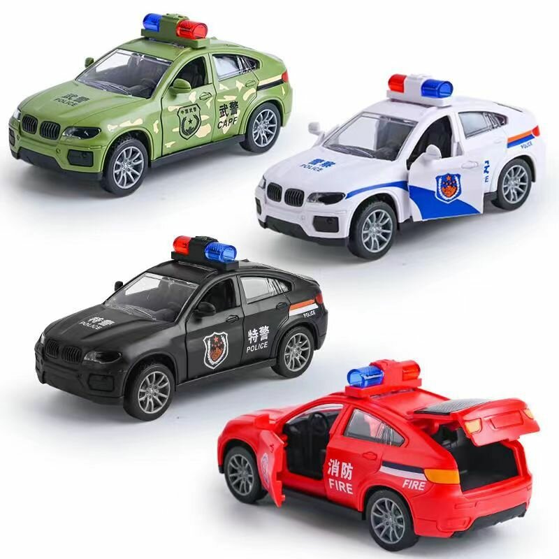 Детская игрушечная машина BMW с инерционным механизмом - Обучающая игра, прочный пластик, безопасно для детей, идеально