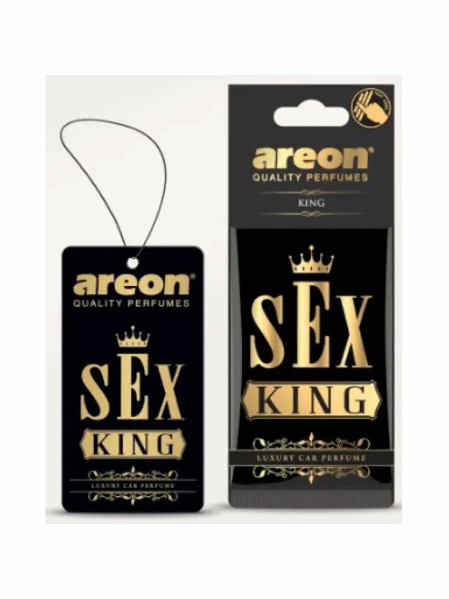 Ароматизатор для автомобиля подвесной "AREON" Sex King, 1 шт.