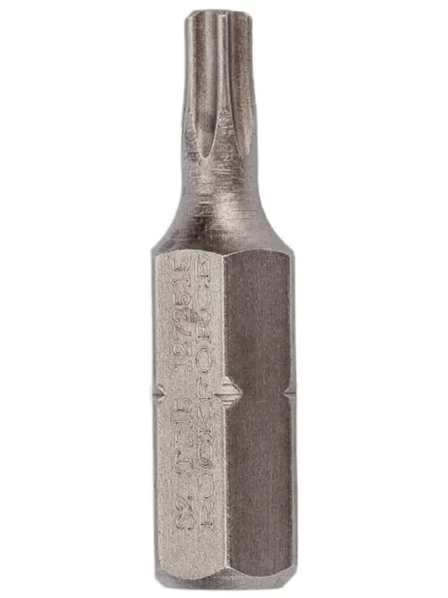 Насадка Torx 25 мм T15H бита с хвостовиком 1/4 сталь S2