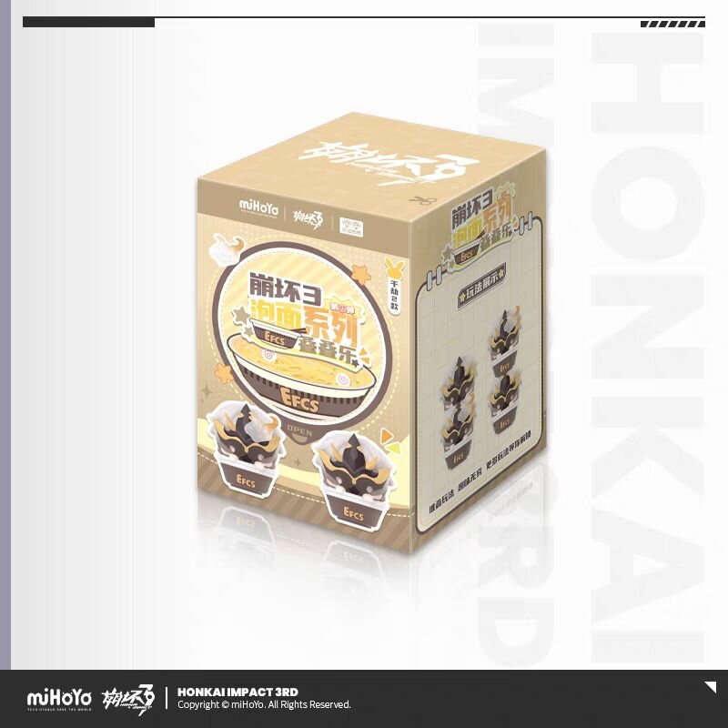 Honkai Impact 3rd Instant Noodle Series Аниме фигурка 4.4-5.07cm, Изысканный подарок, Kalpas