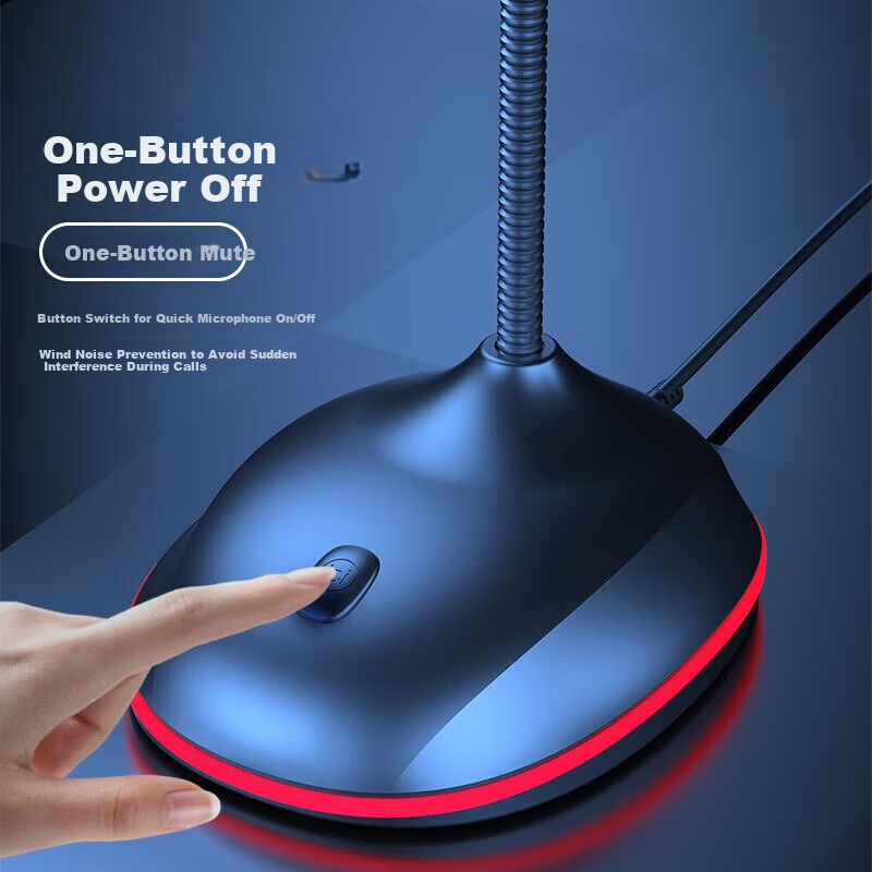 Soaiy MK2S USB-микрофон для настольных ПК и ноутбуков для видеоконференций, игр и онлайн-стриминга Цвет：USB-модель