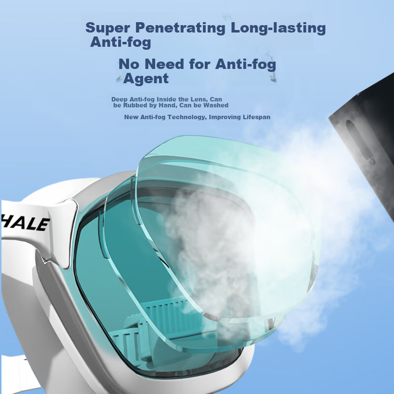 SPRING SWHALE Профессиональные плавательные очки для взрослых с антизапотевшим стеклом и возможностью подбора очков