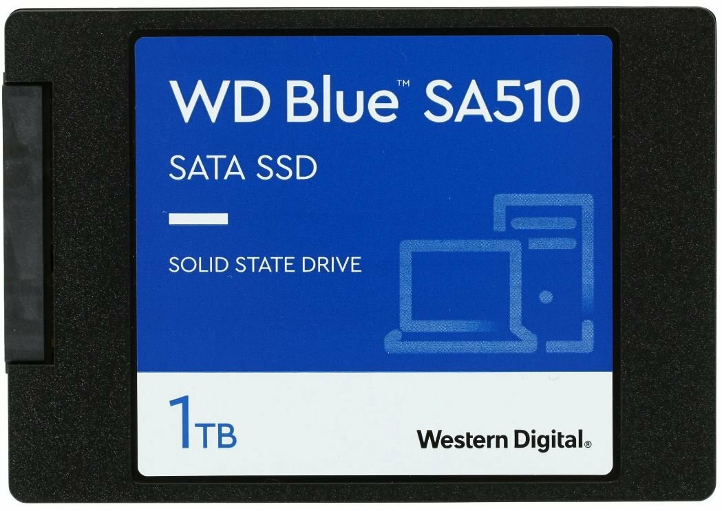 SSD Western Digital Жесткий Диск WD SA510 WDS100T3B0A 1 ТБ, оригинал
