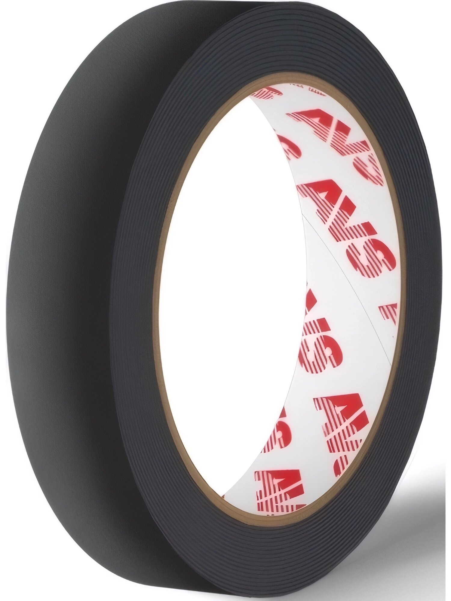 Лента клейкая двусторонняя AVS SCH-020 (1шт.) 12 mm x 5 m, толщина 1 мм, цвет черный, вспененная основа