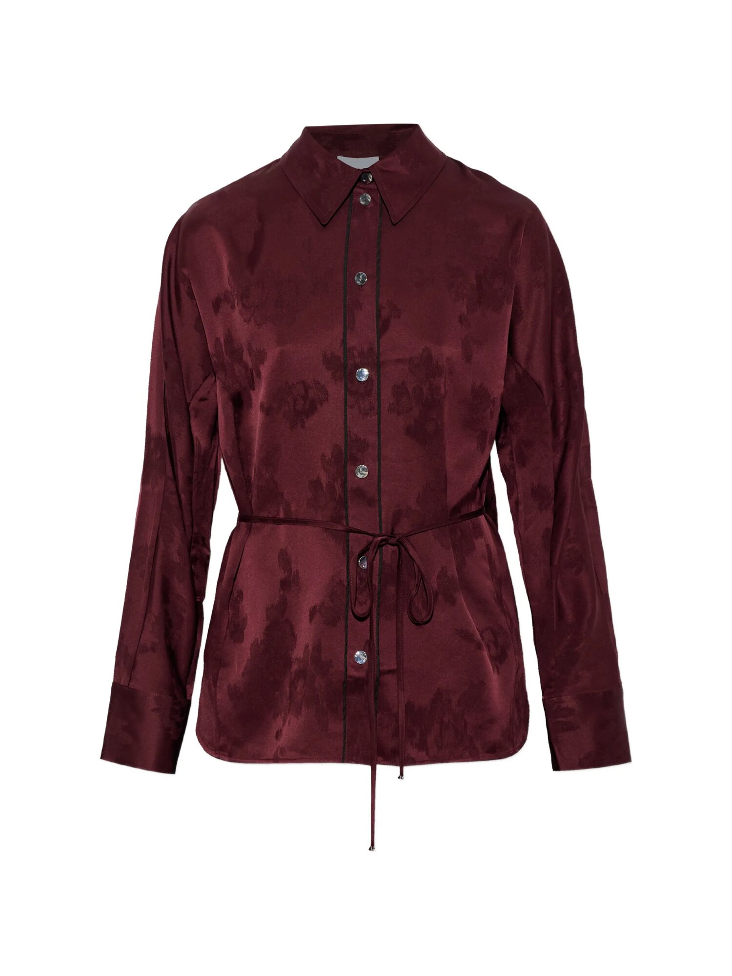 Рубашка Floral-motif tie-waist shirt