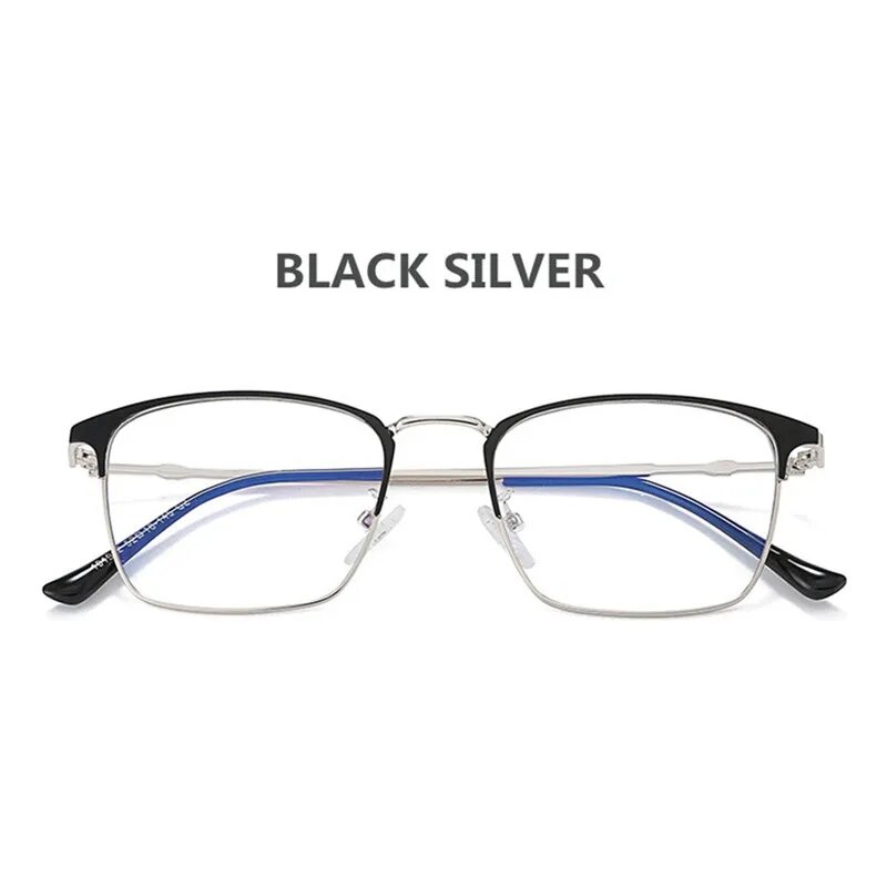 Очки для чтения KOCOLIOR +25 до 600 Black Silver, Черный, +275