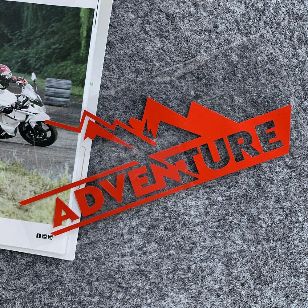 Мото багажник алюминиевый, красный, ADV Adventure