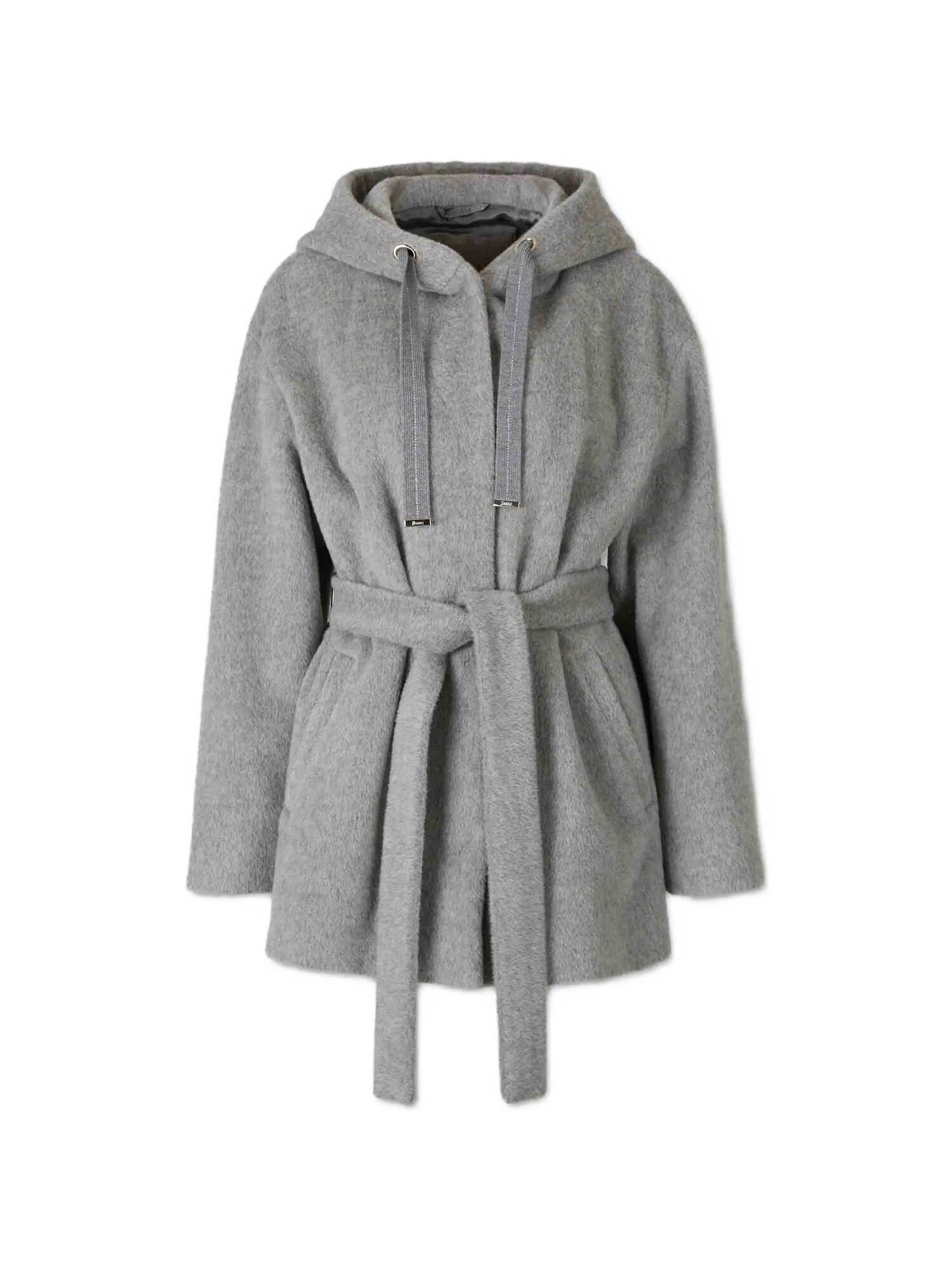 Куртка Hooded belted jacket