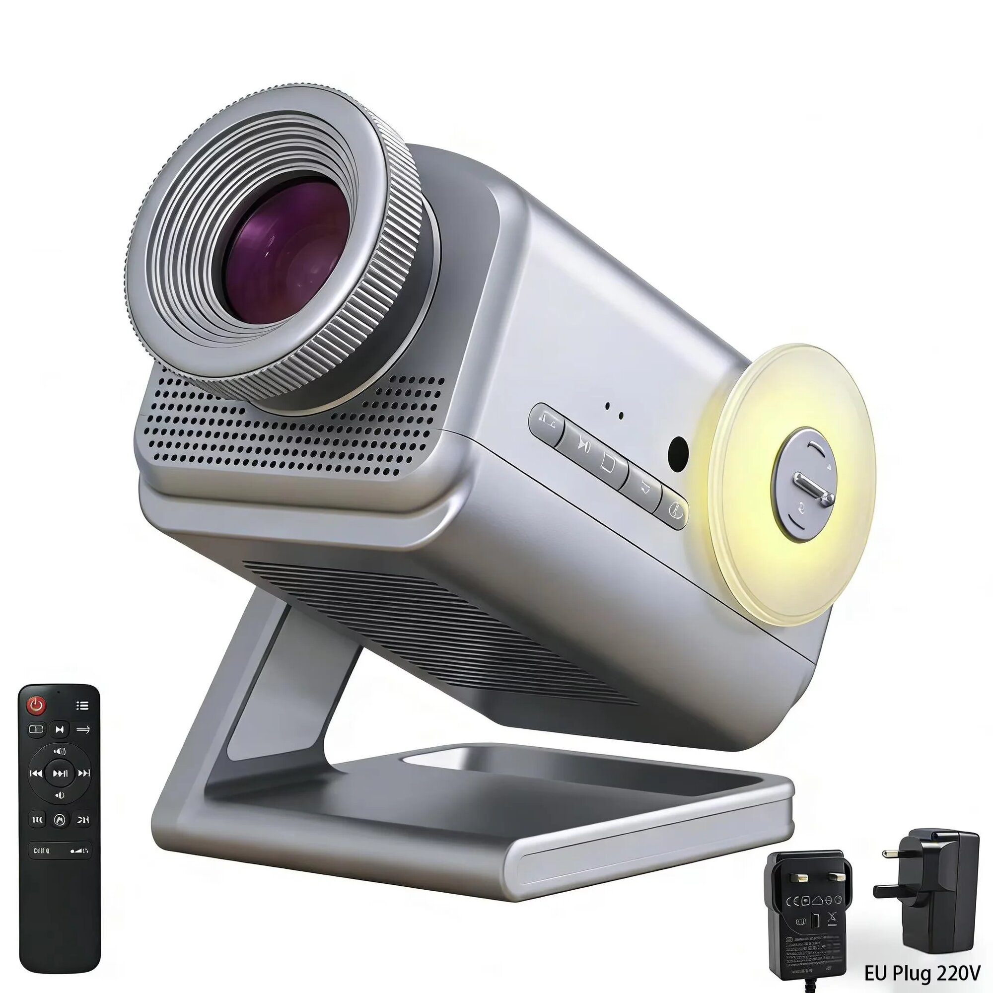 Голографический проектор 3D Silver Gray-EU plug