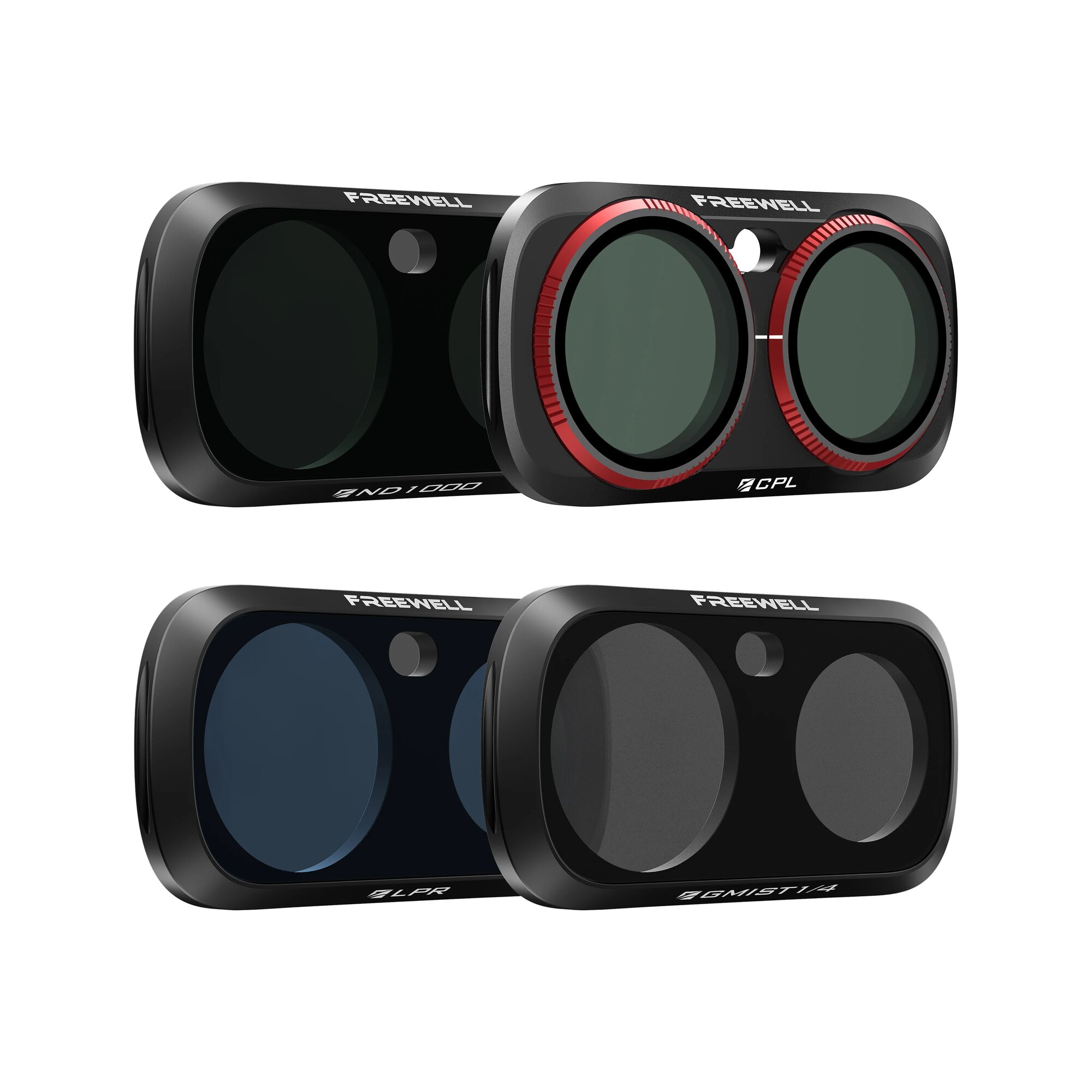 Набор фильтров Freewell для Insta360 Luna Ultra Черный, 4 Pack EDY Filter