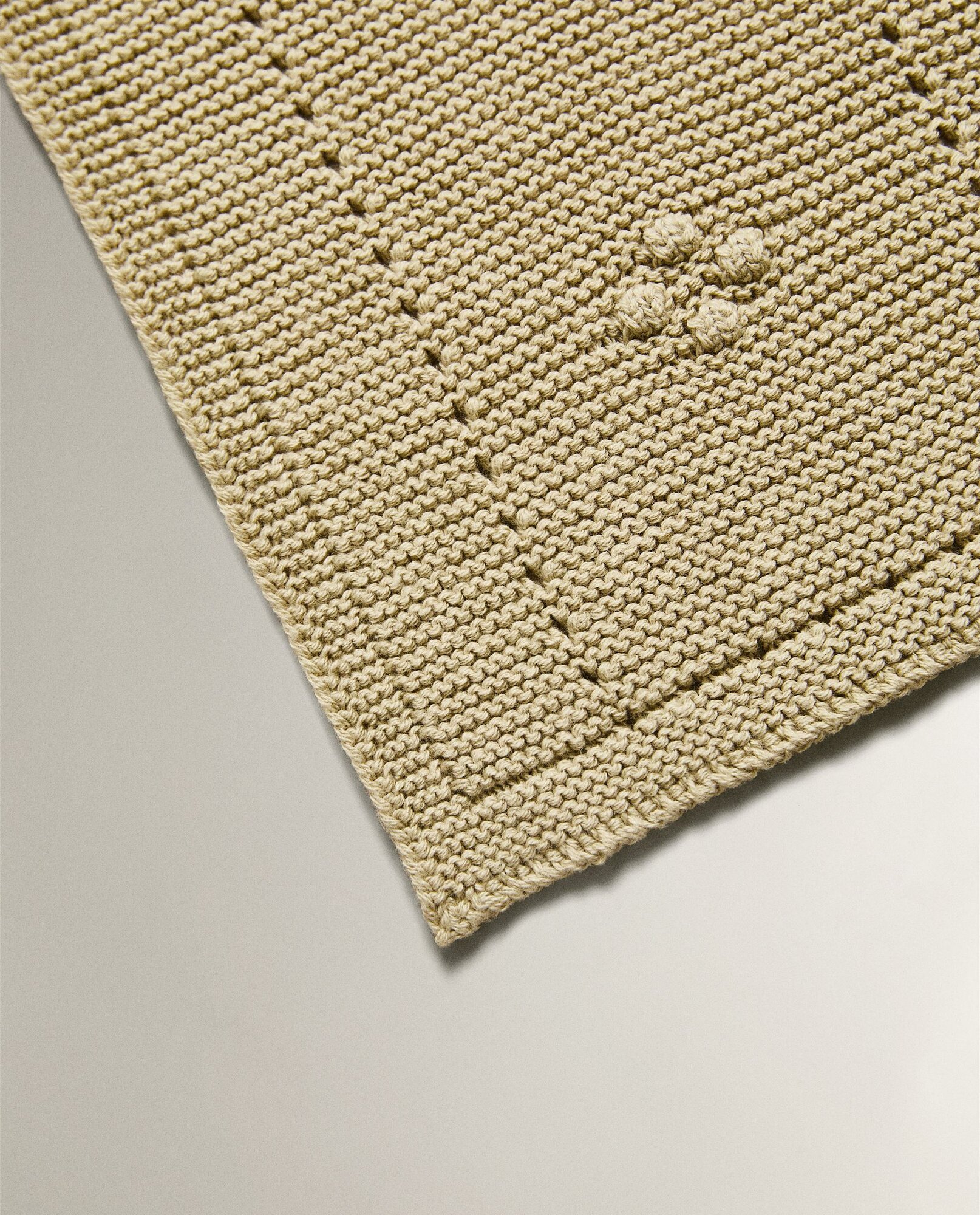 Ажурное хлопковое детское одеяло, 70 x 100 cm , GREEN. Бренд - Zara Home