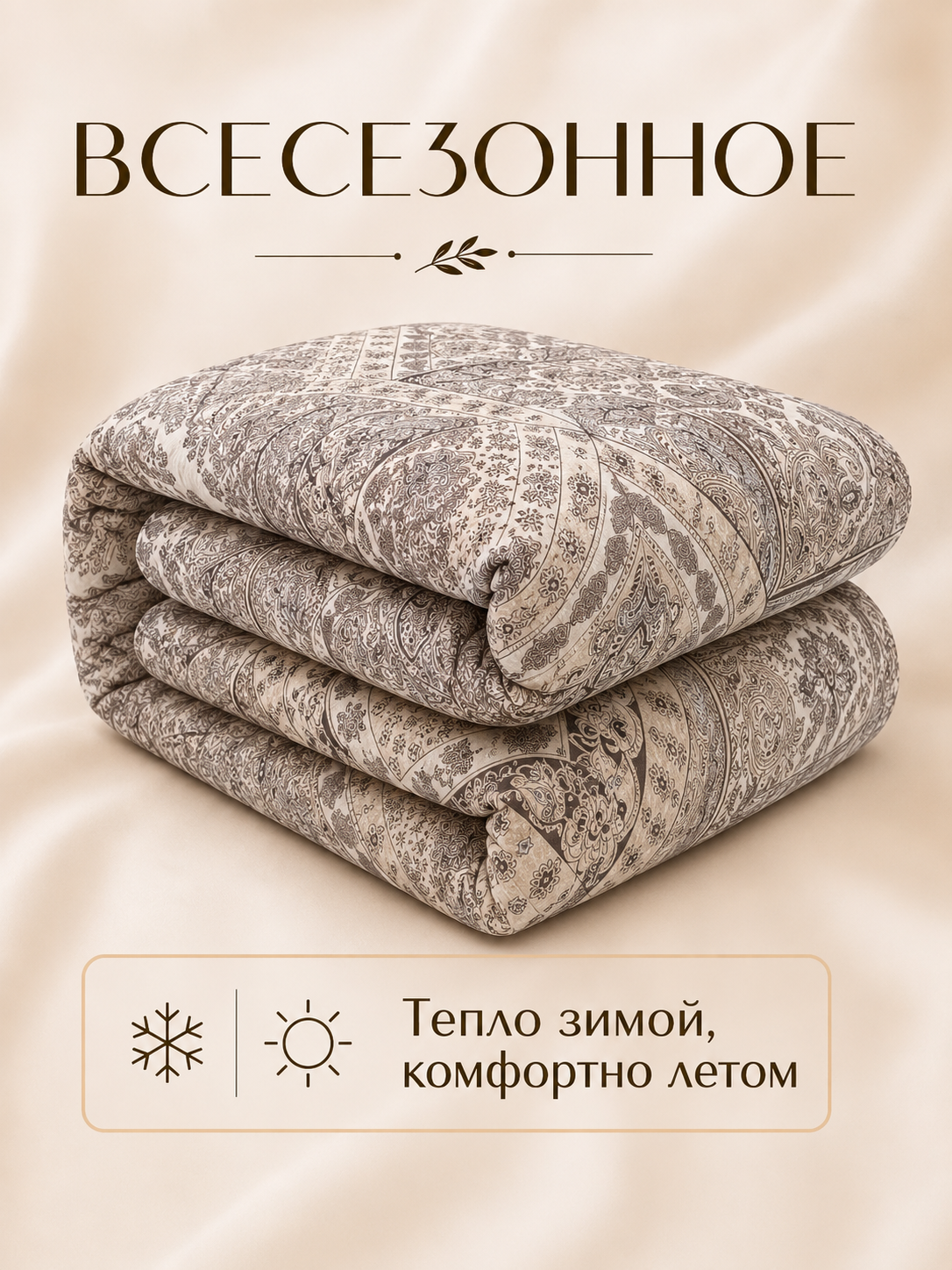 Одеяло SOANA, 200x215, евростандарт, всесезонное, гипоаллергенное — фото 1