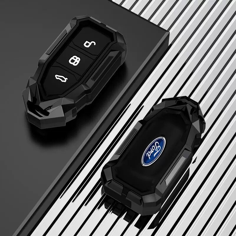 Ford Ключевой чехол модель E, темно-серый одинарная оболочка, премиум-чехол для ключей