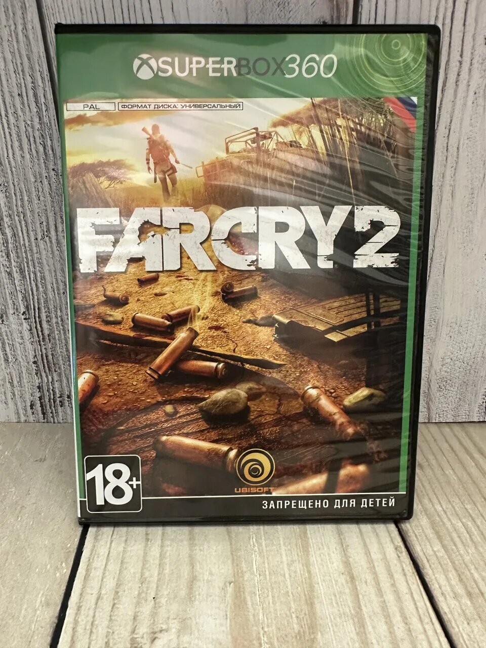 Диск с игрой FAR CRY 2 для XBox 360 (русские субтитры) прошивка LT 3.0