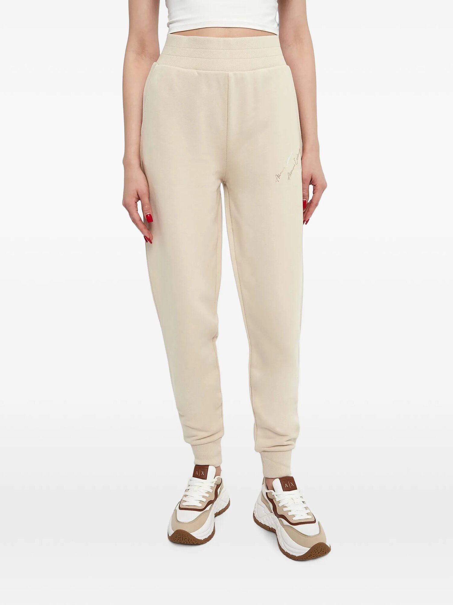 Брюки Armani Exchange Logo-print track pants, размер 44