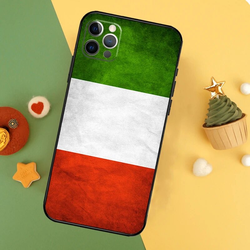 Чехол для iPhone 14 Pro Max с итальянским флагом, GG8294