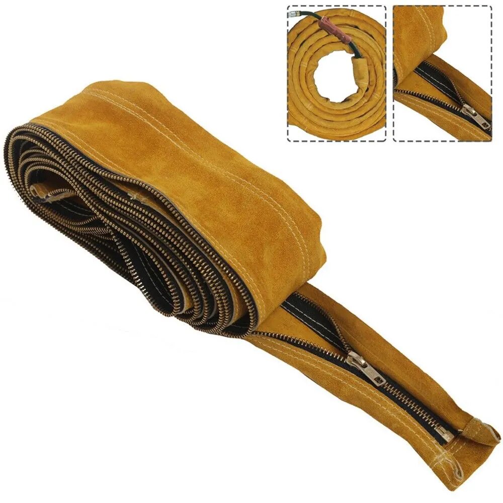 Крышка Кабельного Шланга Сварочной Горелки из Воловьей Кожи TIG Mig 25 футов L 4 дюйма W с