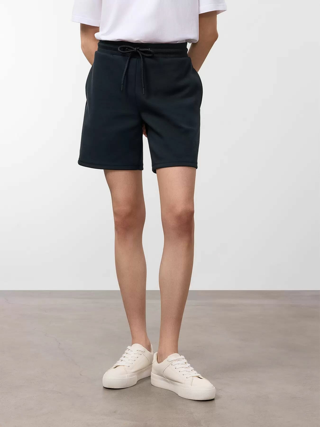 Шорты JUST CLOTHES Осень-зима 2025, размер XL, черный — фото 1