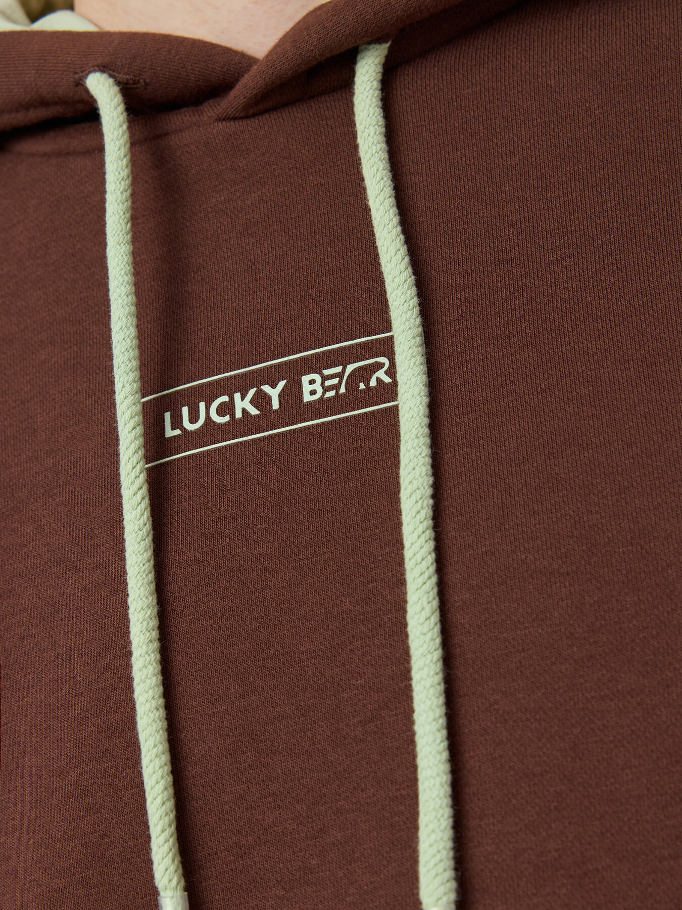 Худи Lucky Bear Весна-лето 2025, размер S, , коричневый — фото 1