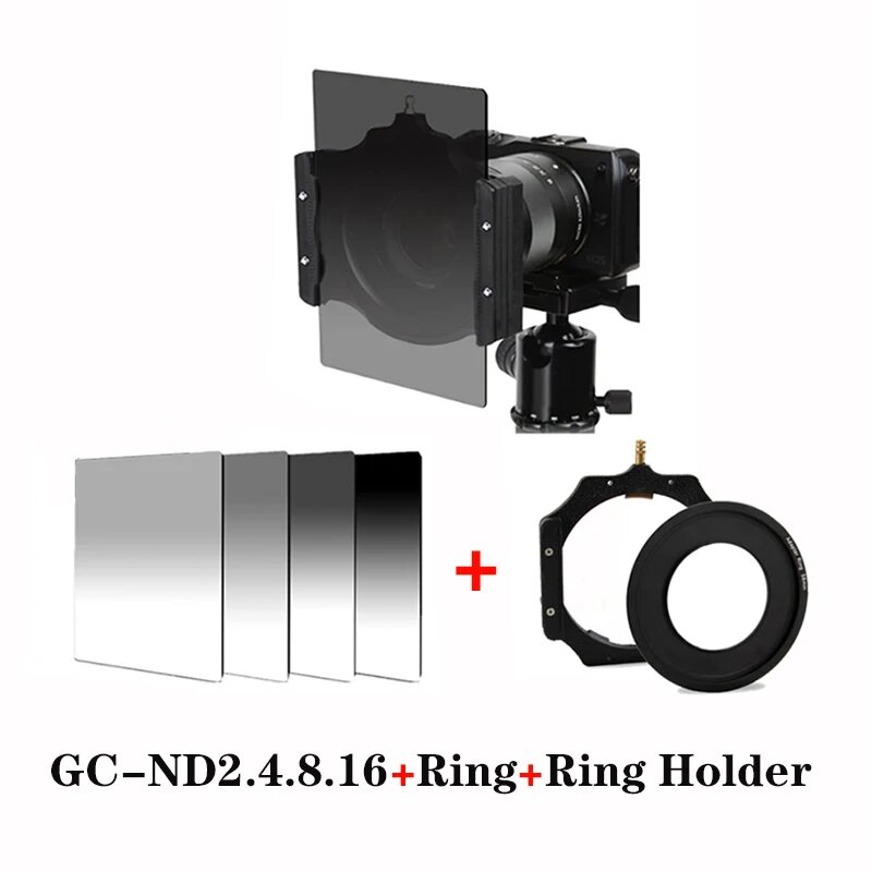 RG Держатель фильтра для камер 58/62/67/72/77/82 мм Черный, 58mm-82mm, Package 2