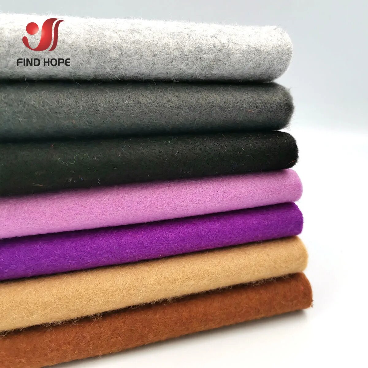Мягкий войлок Findohope 20*90 см, фиолетовый, Gray Purple Series