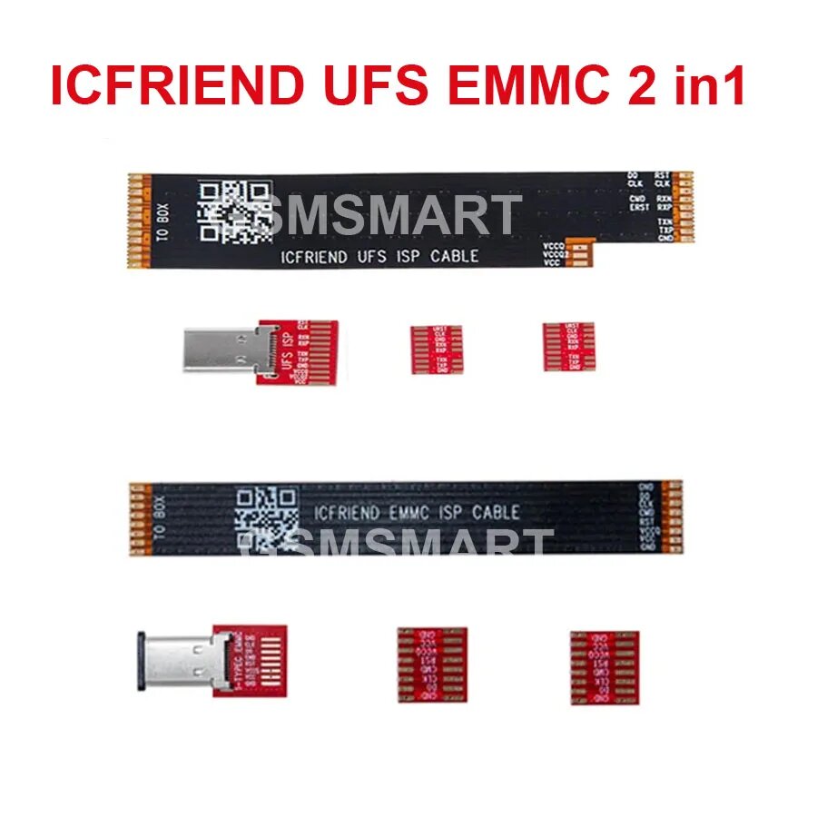 ICFRIEND UFS/EMMC ISP кабель 2 в 1, Цвет: UFS EMMC 2 IN1