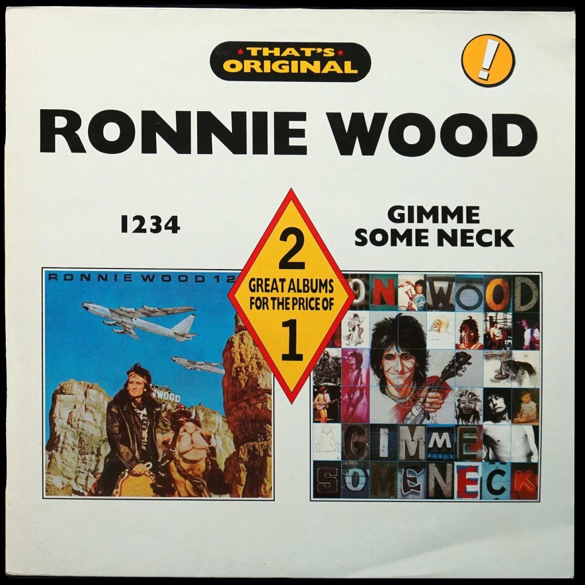 Виниловая пластинка Castle Communications Ronnie Wood – That's Original: 1234 / Gimme Some Neck (2LP)