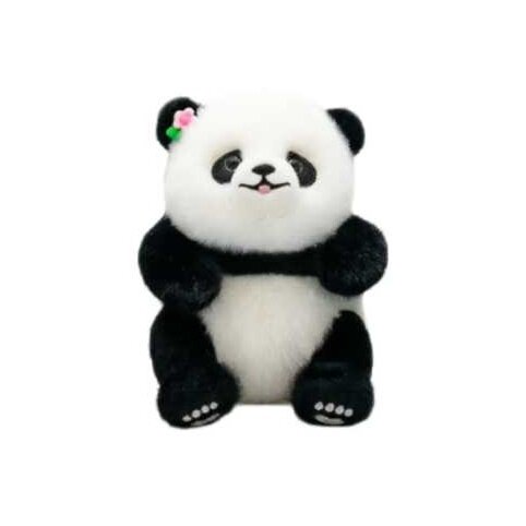 WETYTO Панда Cuddly SEVEN Маленькие Цветы Украшение Для Сопровождения Плюшевые Брелки 15 см Длина Тела