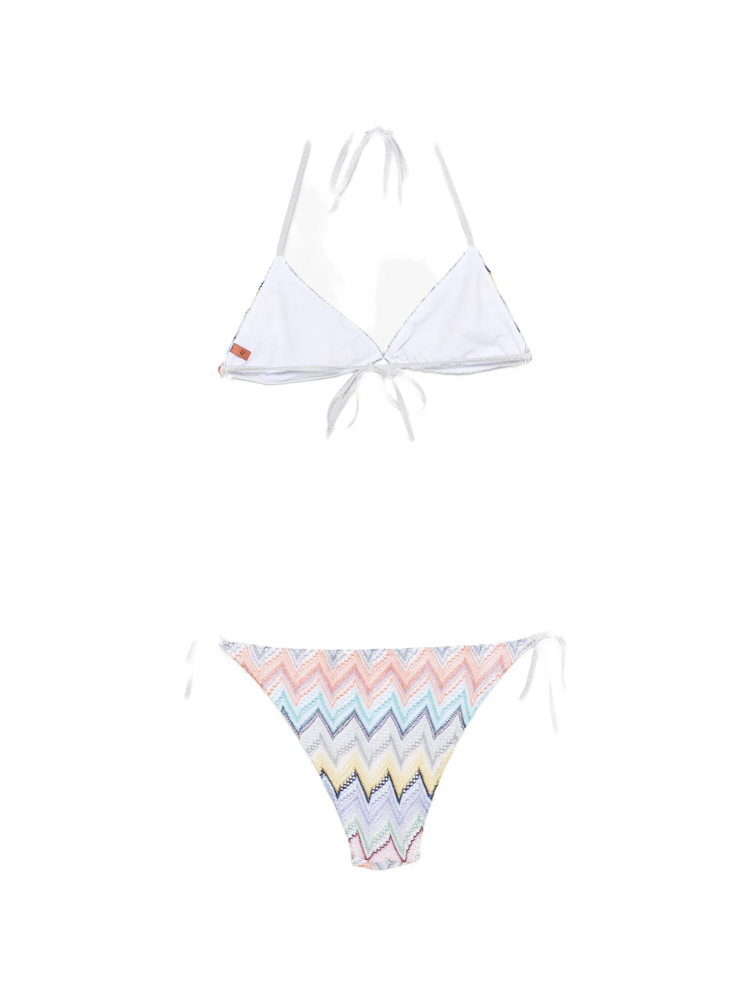 Купальник Missoni Zigzag-knit triangle bikini, размер 44 — фото 1
