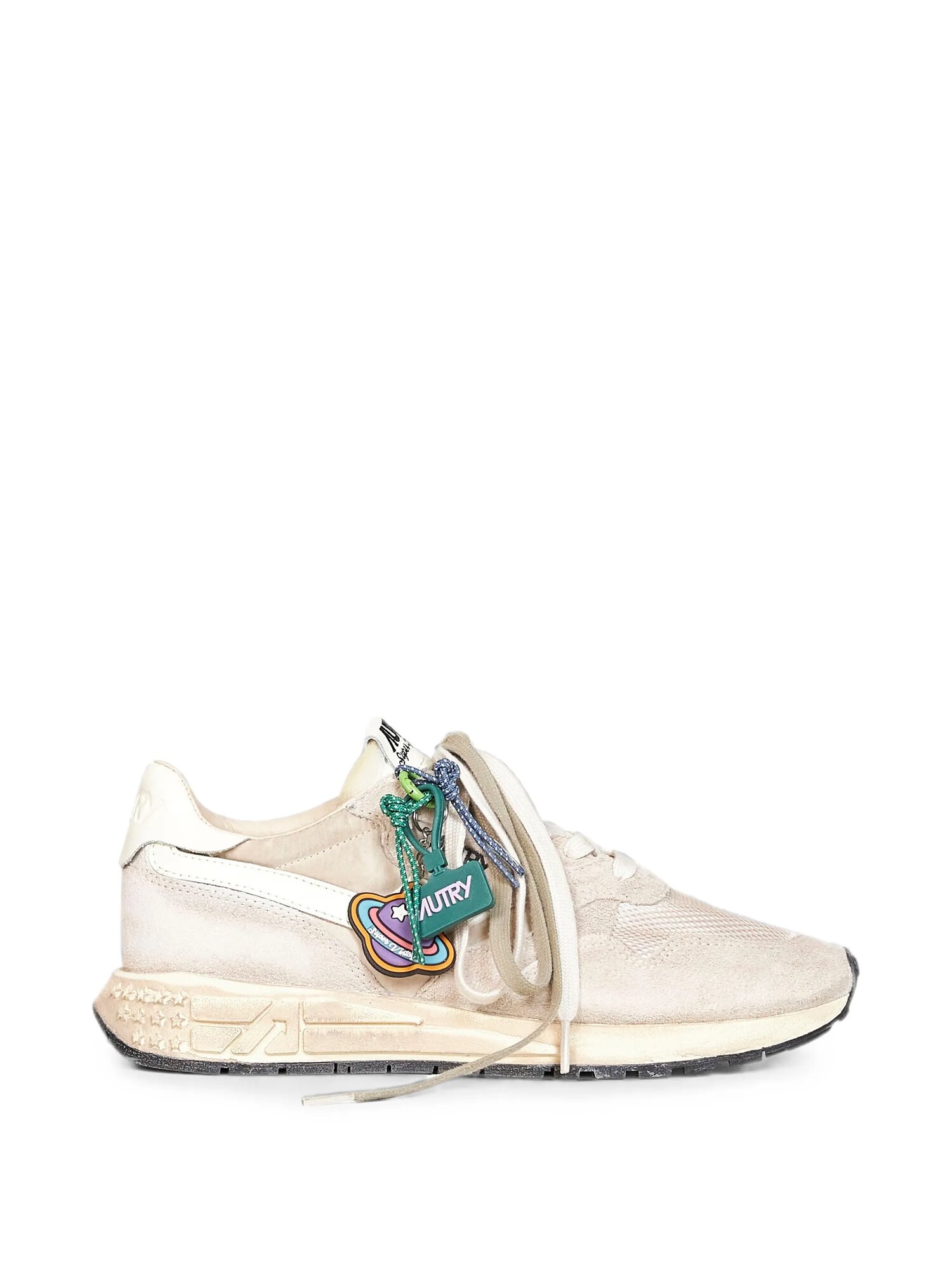 Кроссовки Reelwind distressed-finish lace-up sneakers