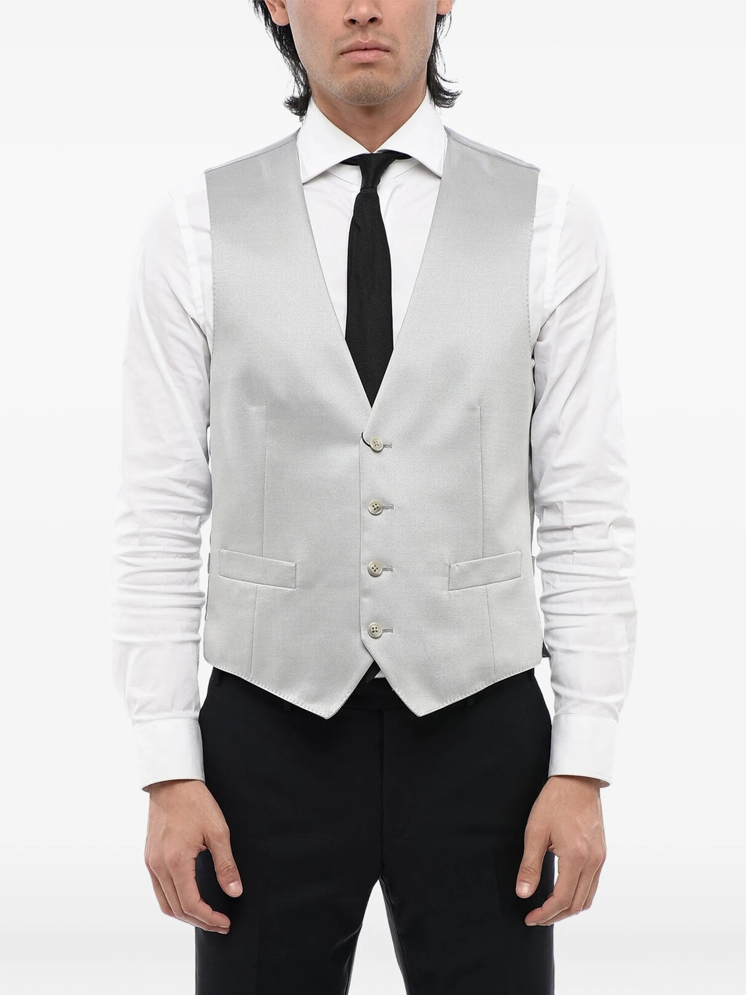 Пальто Single-breasted jetted-pocket waistcoat