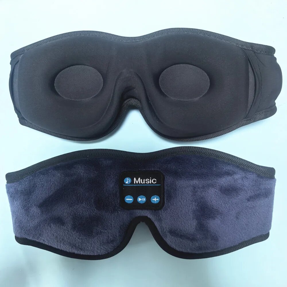 Беспроводные наушники-маска 3D Bluetooth 5.0 для сна Blue-1PC