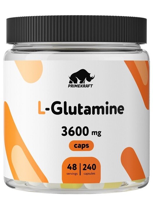 L-Глютамин PRIMEKRAFT L-Glutamine 3600 mg 240 капсул