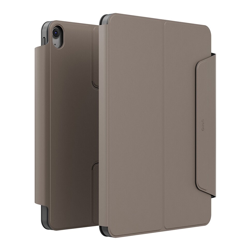 Uniq чехол для iPad 11 (2025 A16)/ 10.9 (2022), ROVUS SnapMount с магнитным держателем, Flint Grey