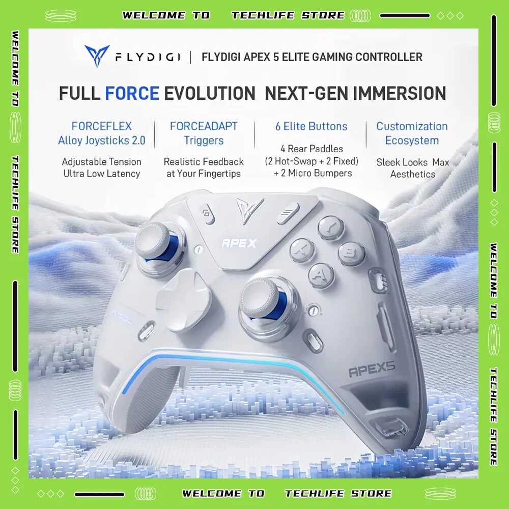 FLYDIGI APEX 5 Force Feedback Controller Черный, Co-branded 3 — фото 1