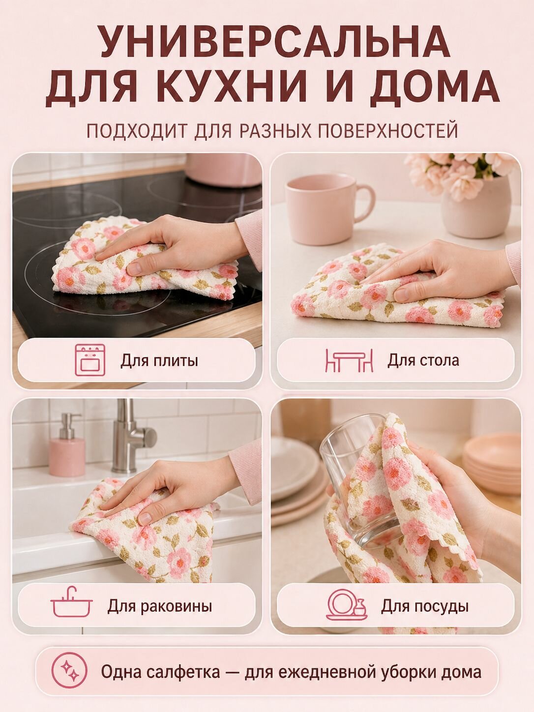 Тряпка, 10 шт — фото 1
