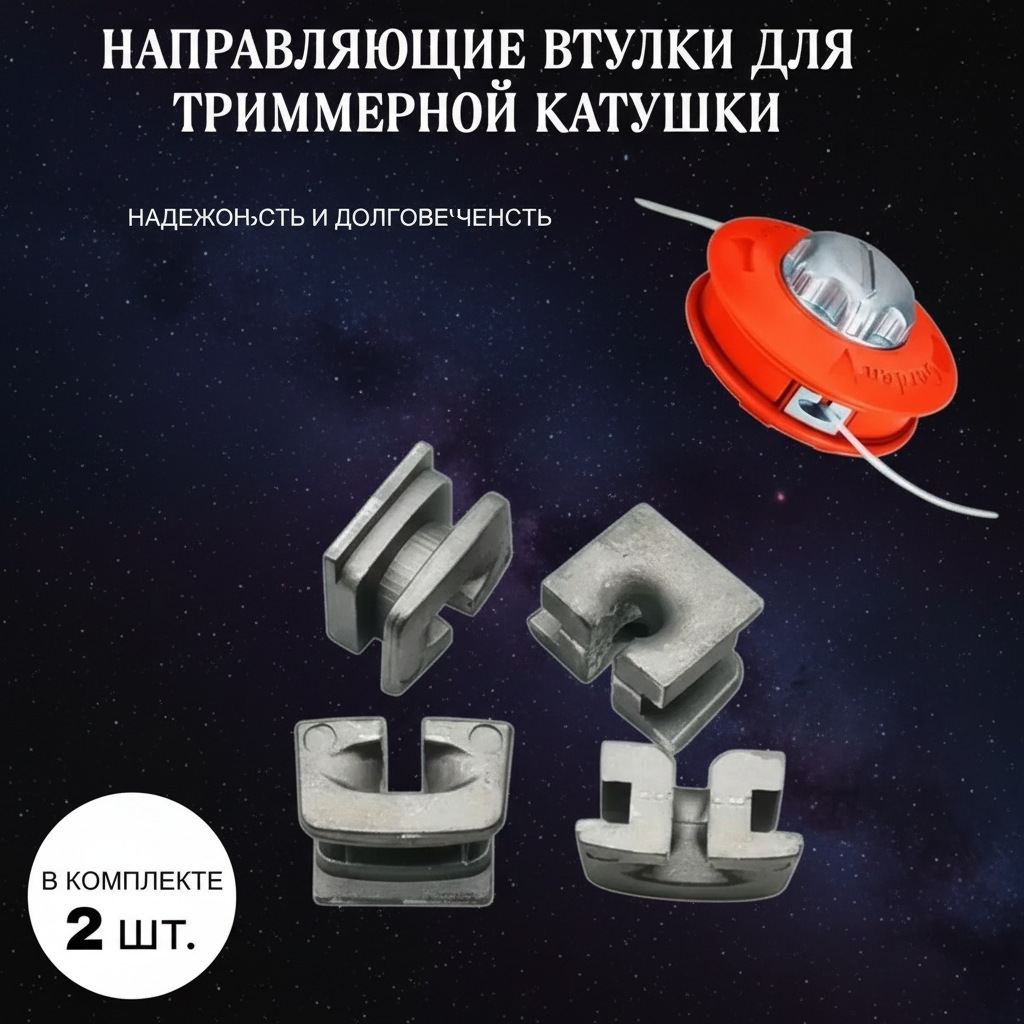 Сменная направляющая лески для катушки бензокосы проушина триммерная деталь адаптер