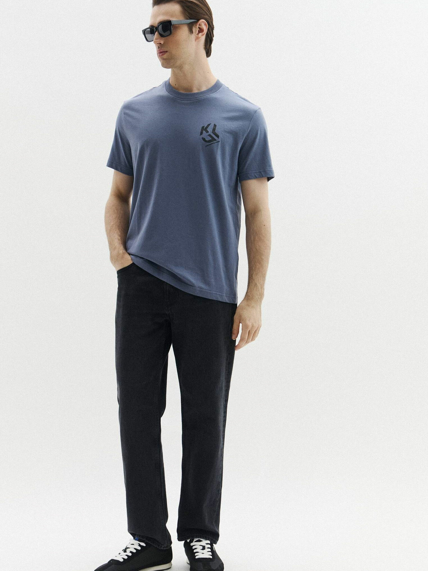 Футболка KARL LAGERFELD JEANS, 1 шт., размер L, разноцветный — фото 1