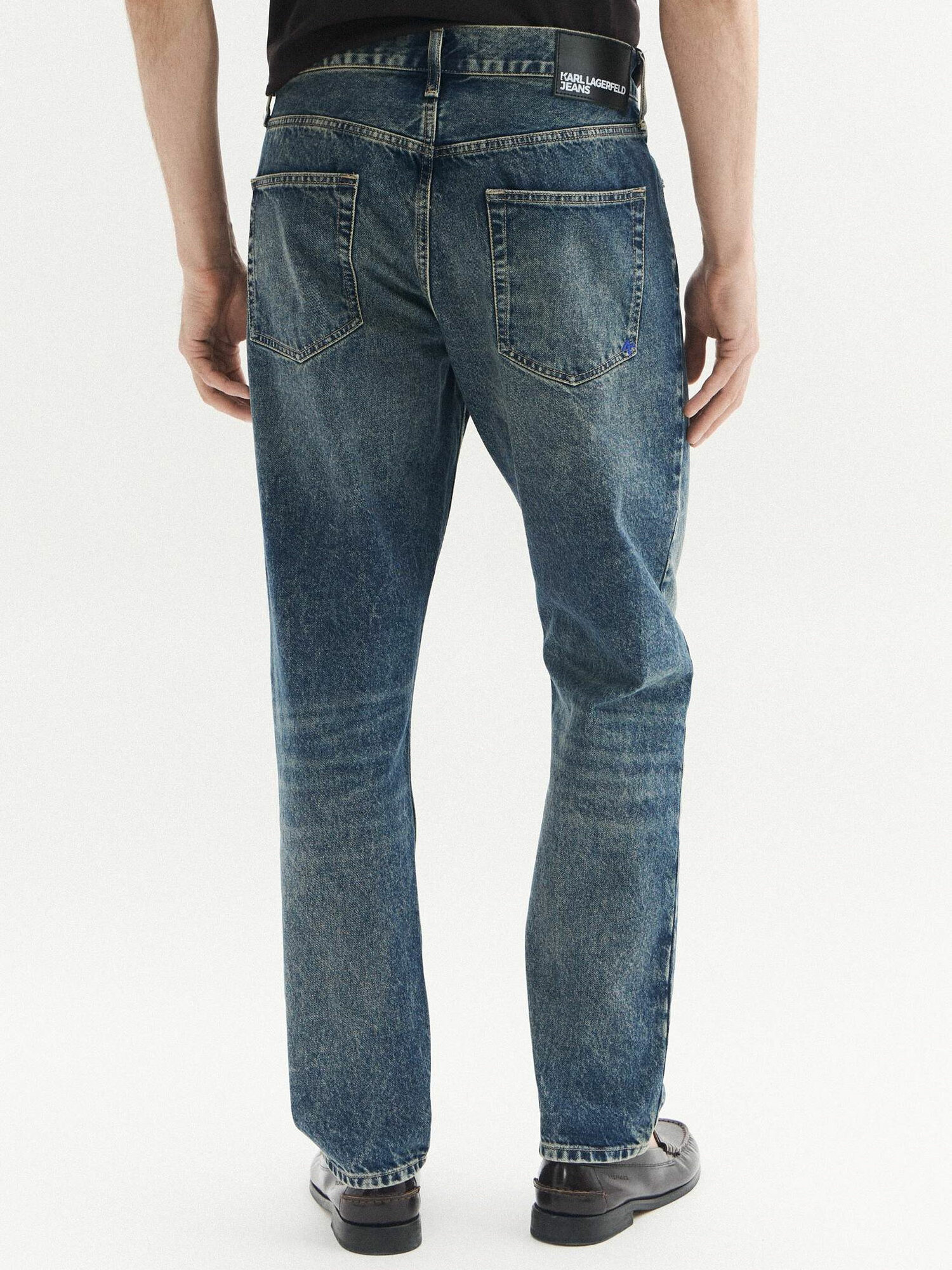 Джинсы KARL LAGERFELD JEANS, размер 34/32, синий — фото 1