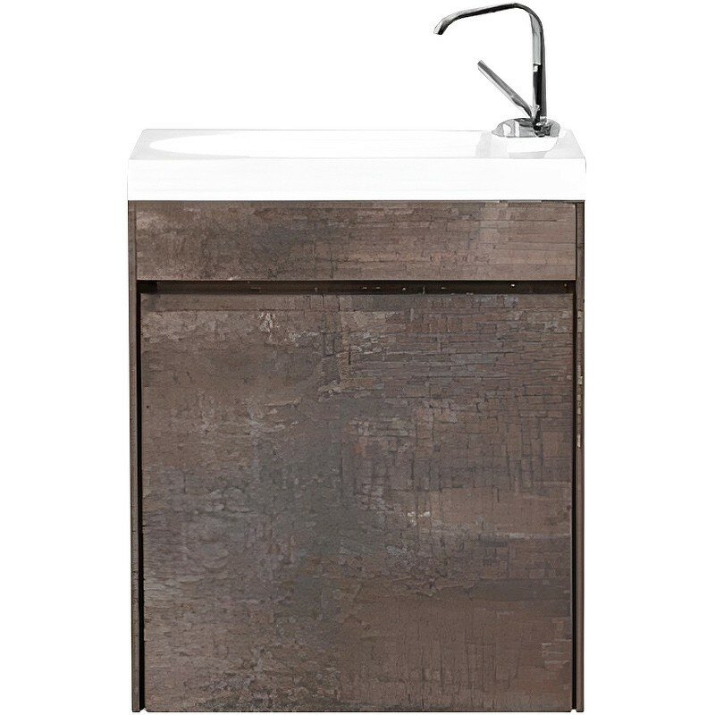 Тумба под раковину BelBagno Pietra Mini 46 PIETRA MINI-460-1A-SO-PT-L подвесная
