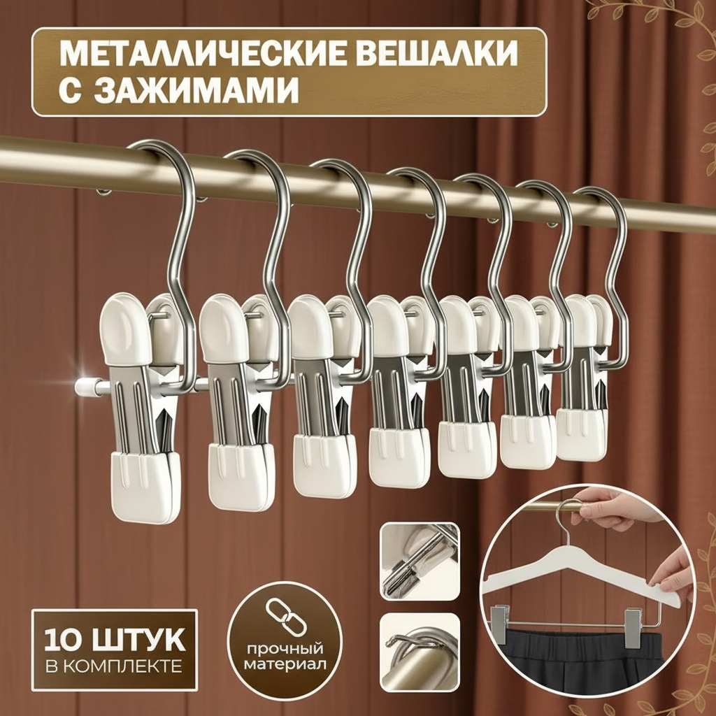 Прищепки для белья 10 шт.