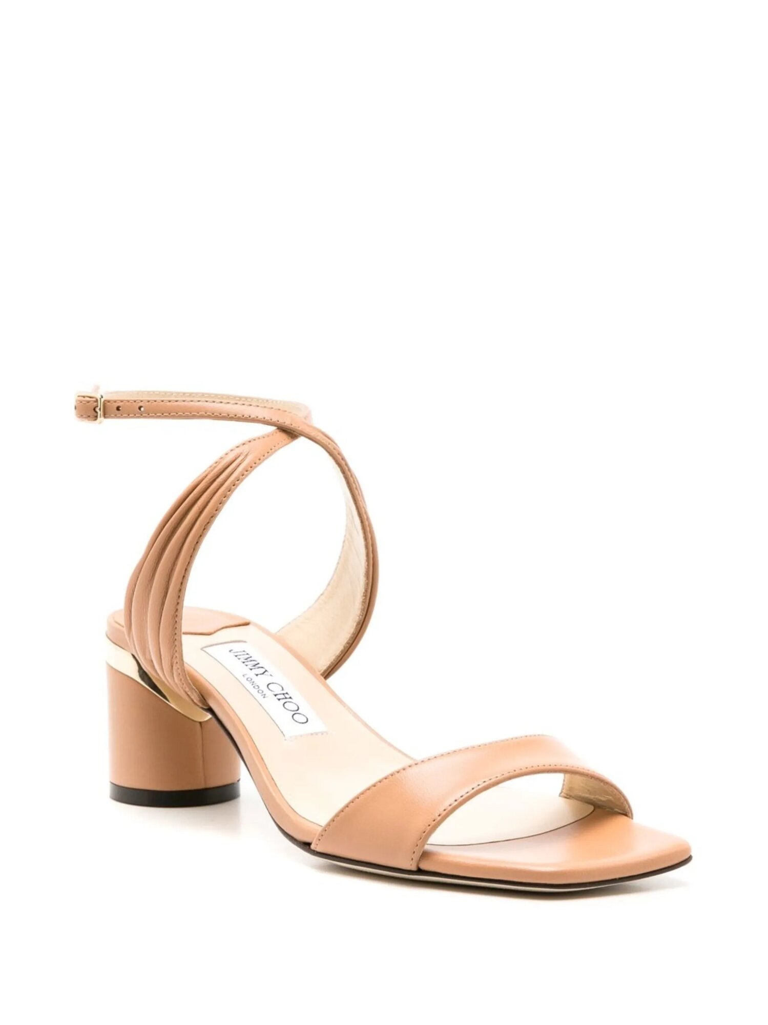 Босоножки JIMMY CHOO Jago 60mm leather sandals, размер 41 — фото 1