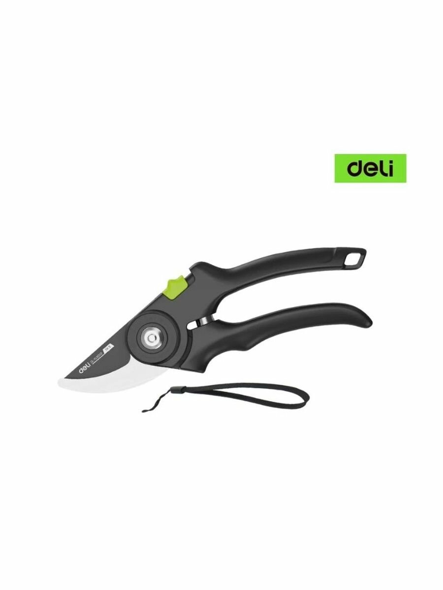 Секатор садовый DELI DL-YL0002 "Nature Pro" (200мм, мах рез 15мм, тефлон)