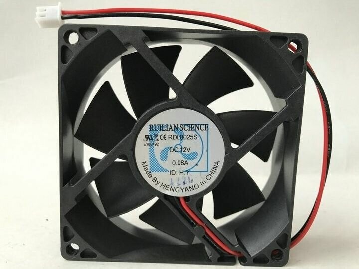 RUILIAN SCIENCE RDL8025S 12V 0.08A 8 см бесшумный вентилятор охлаждения -