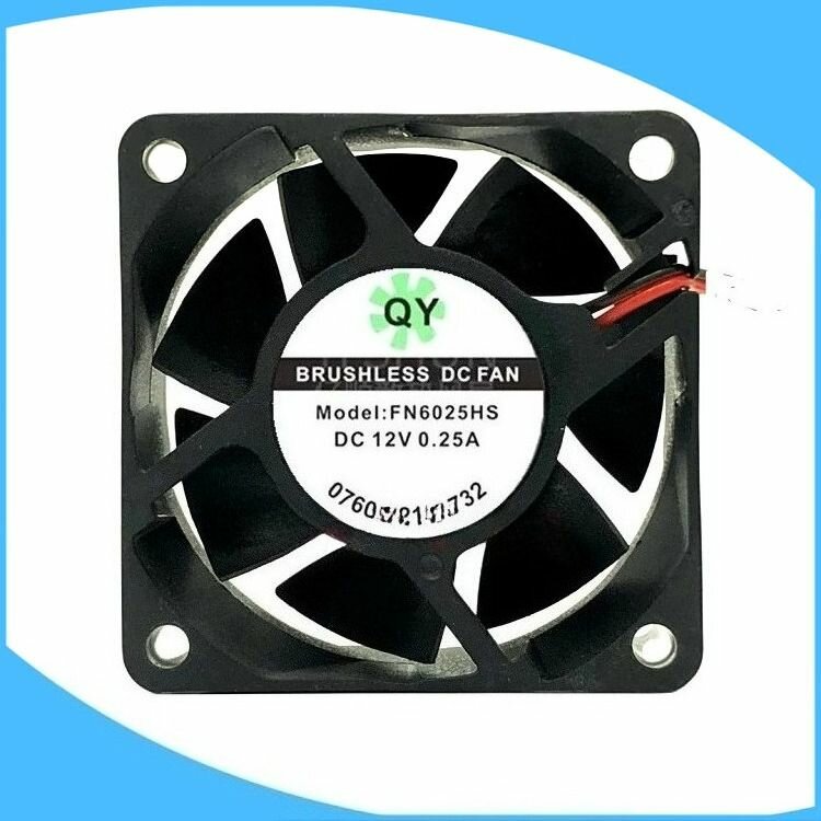 QY FN6025HS DC12V 0.25A 6 см инвертор вентиляторы -