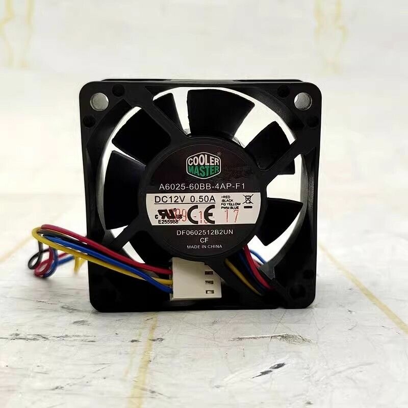 CoolerMaster A6025-60BB-4AP-F1 6025 DC12V 0.5A 4PIN вентиляторы -