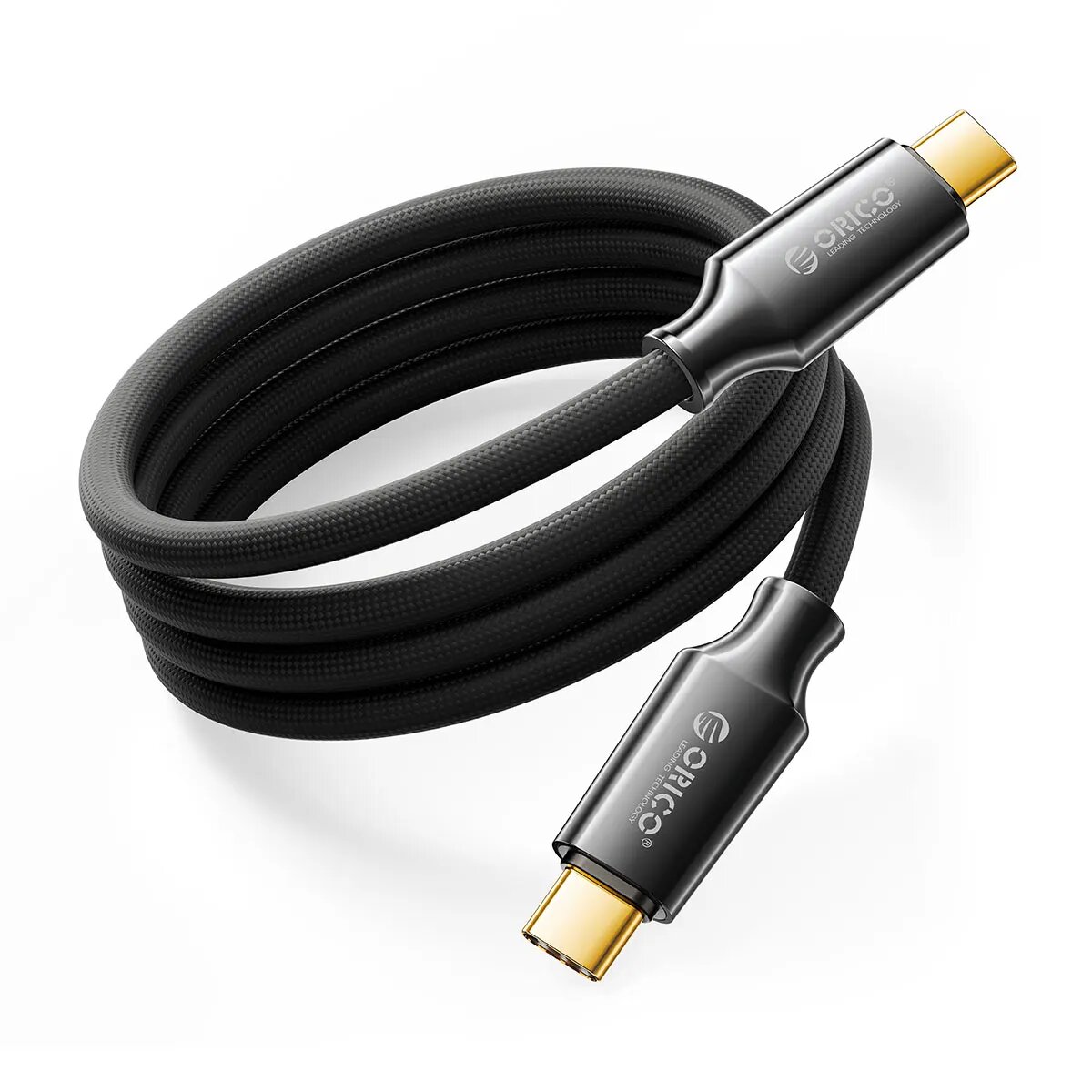 Кабель ORICO USB-C на USB-C 20Gbps 240W черный 1-2 м Черный, Black, 2 м