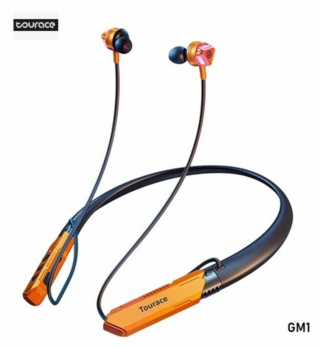 Наушники беспроводные Tourace GM1 спортивные игровые с объёмным звуком Bluetooth 5.4