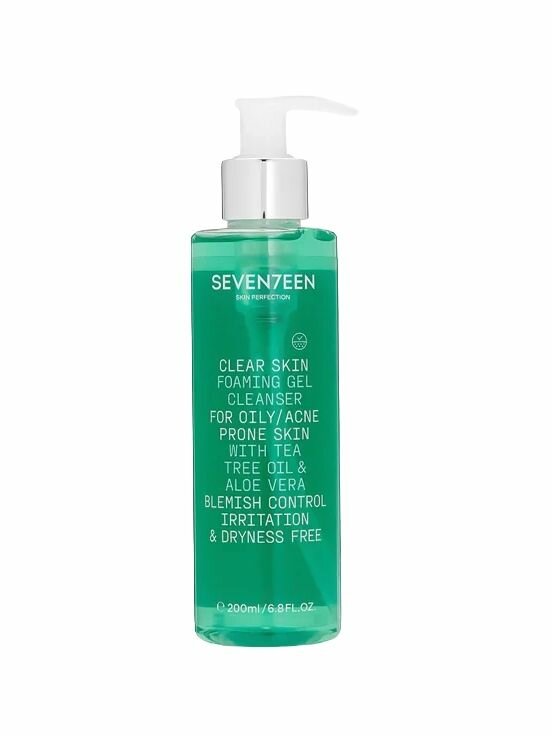 Очищающая пенка-гель с маслом чайного дерева SEVEN7EEN Clear Skin Foaming Gel Cleanser